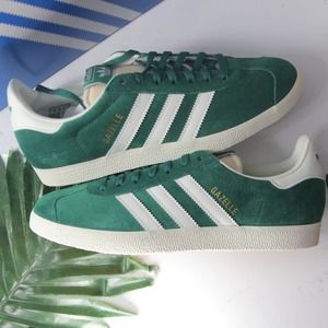 adidas | Shoes | New Adidas Gazelle Samba Low Top Green Suede Cream ...